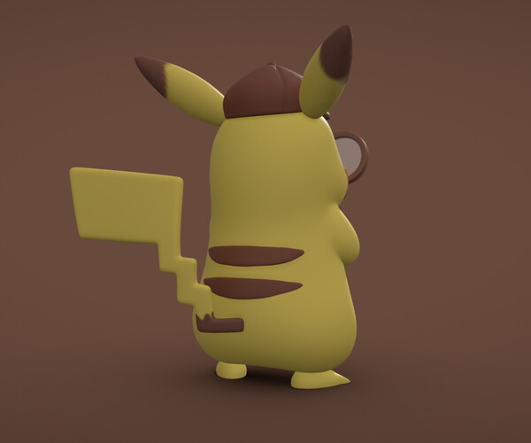 ArtStation - Detective Pikachu - 3D PRINT | Resources