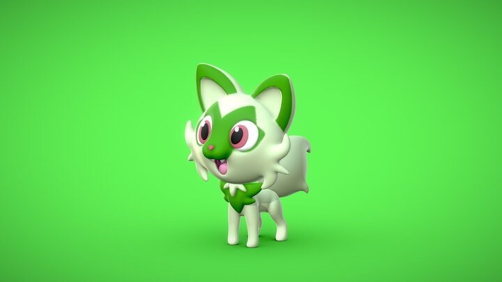 ArtStation - Sprigatito | Fuecoco | Quaxly - Collection 3D print model ...