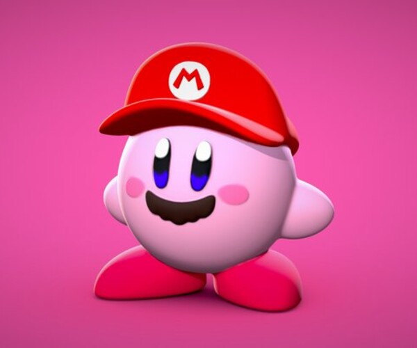 ArtStation - Mario Kirby - 3D print model | Resources