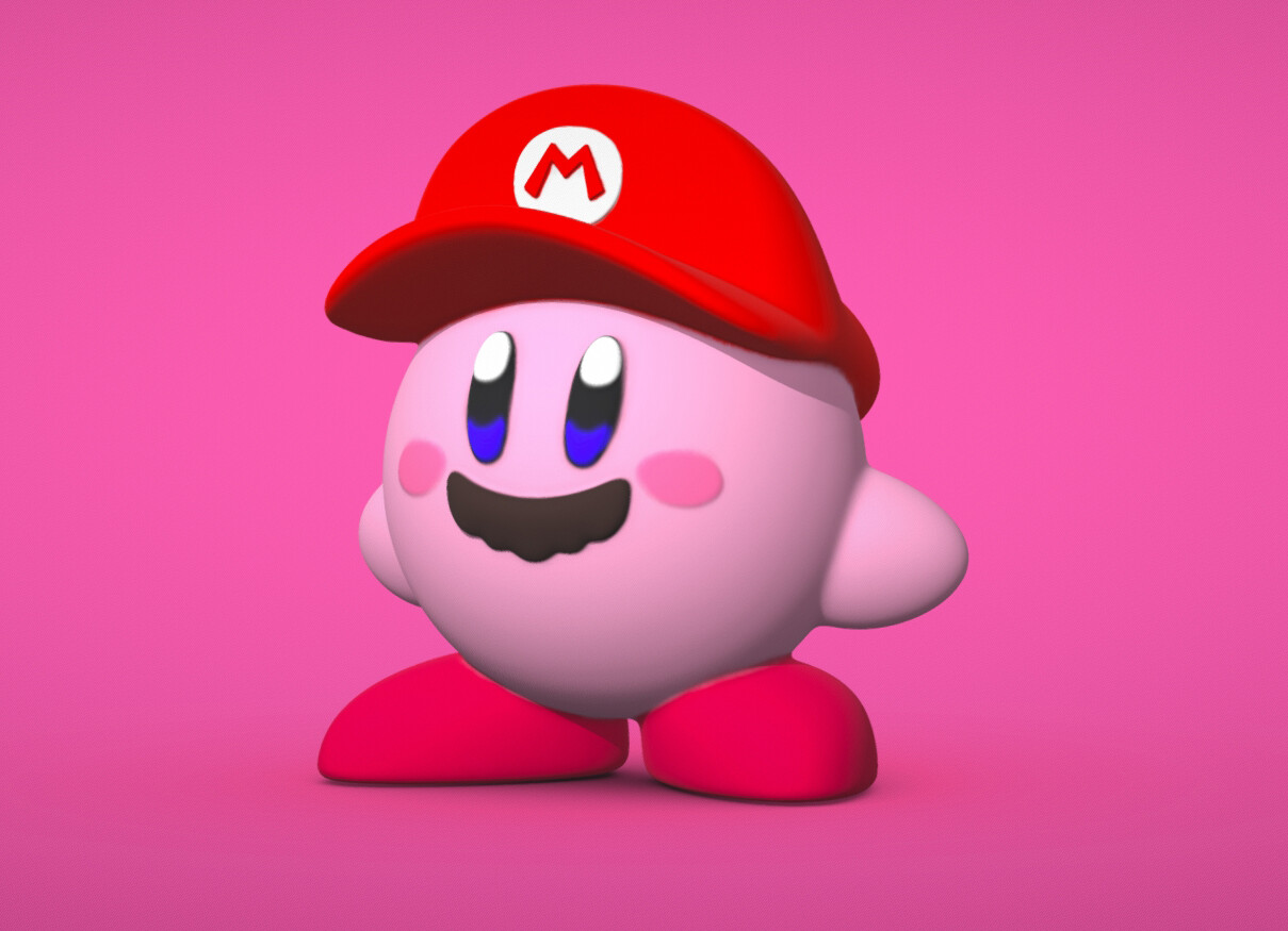 Artstation Mario Kirby 3d Print Model Resources