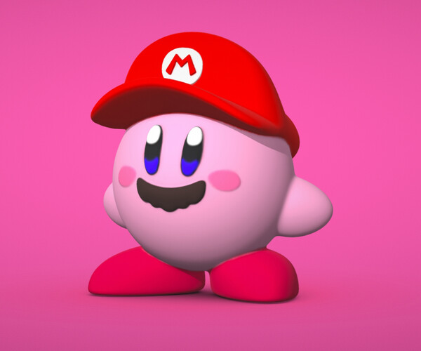 ArtStation - Mario Kirby - 3D print model | Resources