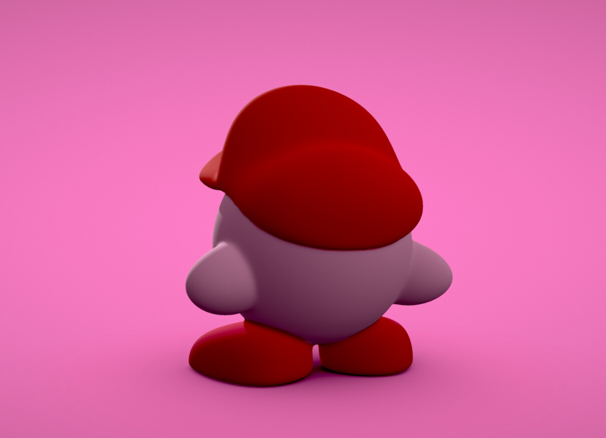 ArtStation - Mario Kirby - 3D print model | Resources