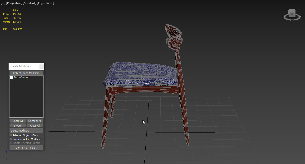 ArtStation - Christopher Knight Home Barron Fabric Dining Chairs 3D Model | Resources