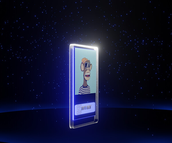 ArtStation - template NFT card | Resources