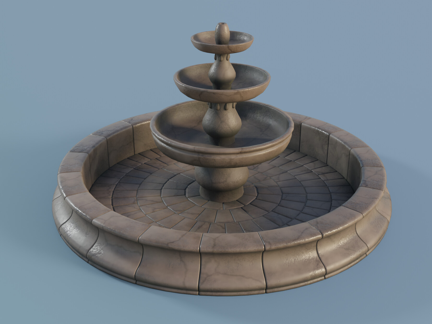 ArtStation - Marble Fountain | Game Assets