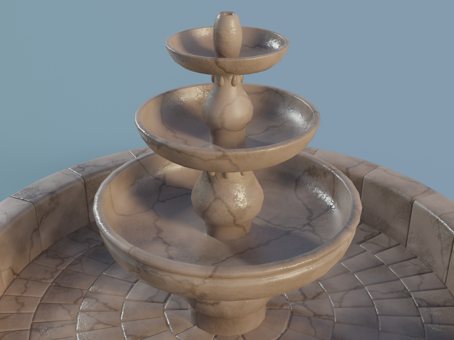 ArtStation - Marble Fountain | Game Assets