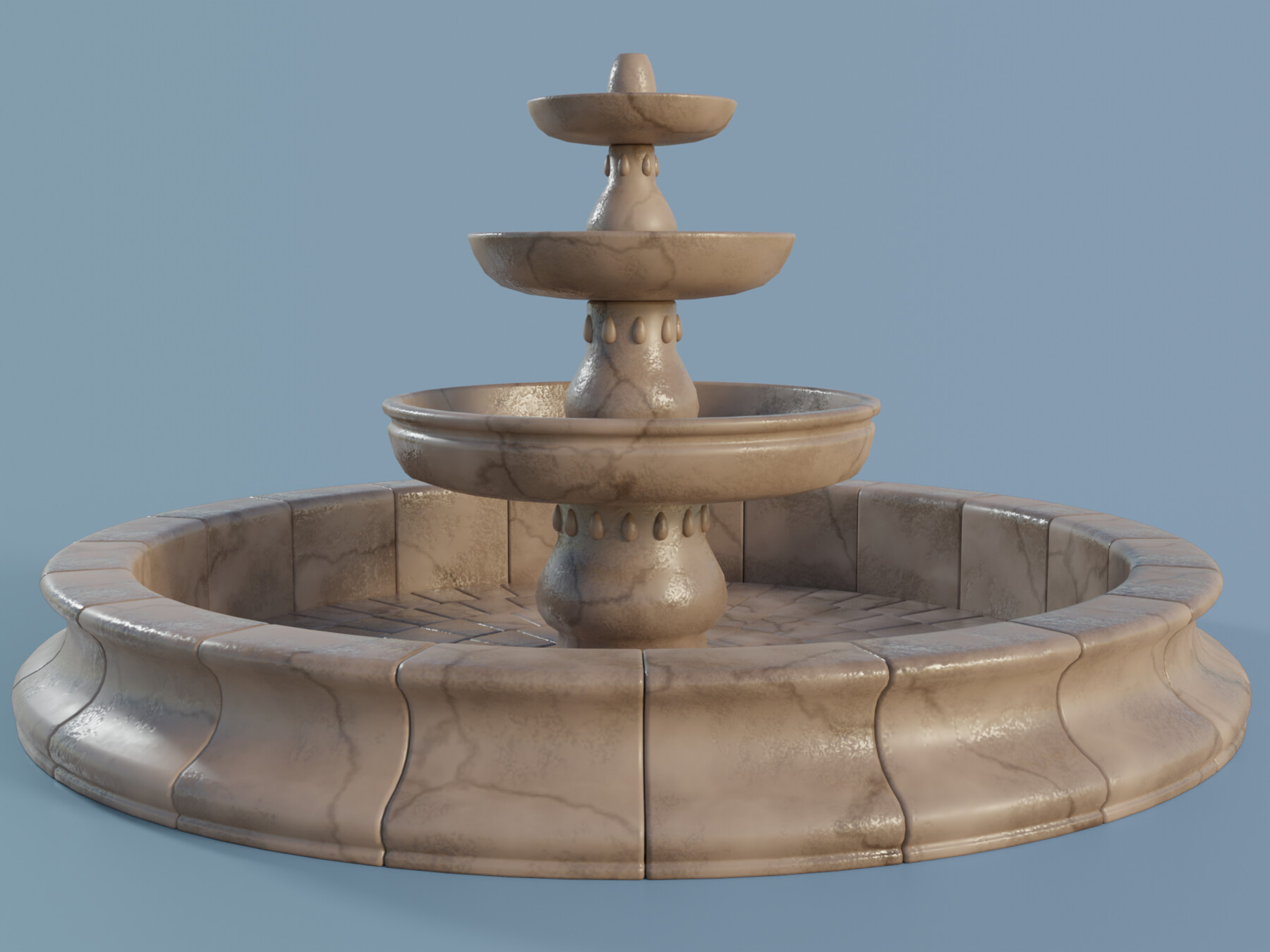 ArtStation - Marble Fountain | Game Assets