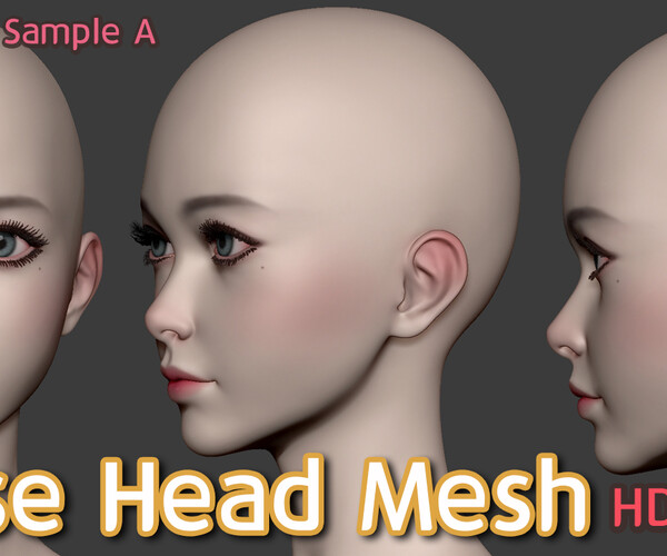 ArtStation - Head Base Mesh (HD) | Resources