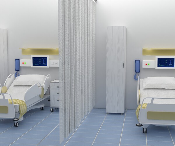 ArtStation - Hospital Ward 5 - 4K | Resources