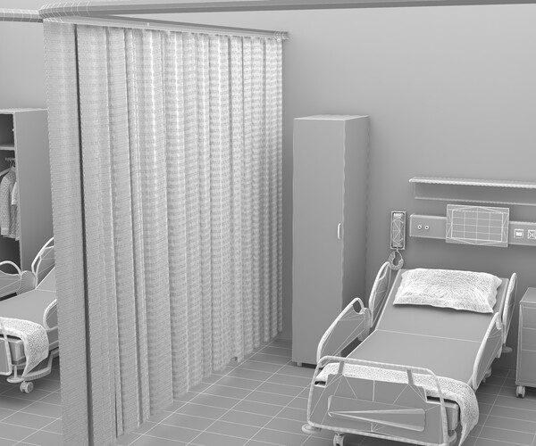 ArtStation - Hospital Ward 4 | Resources