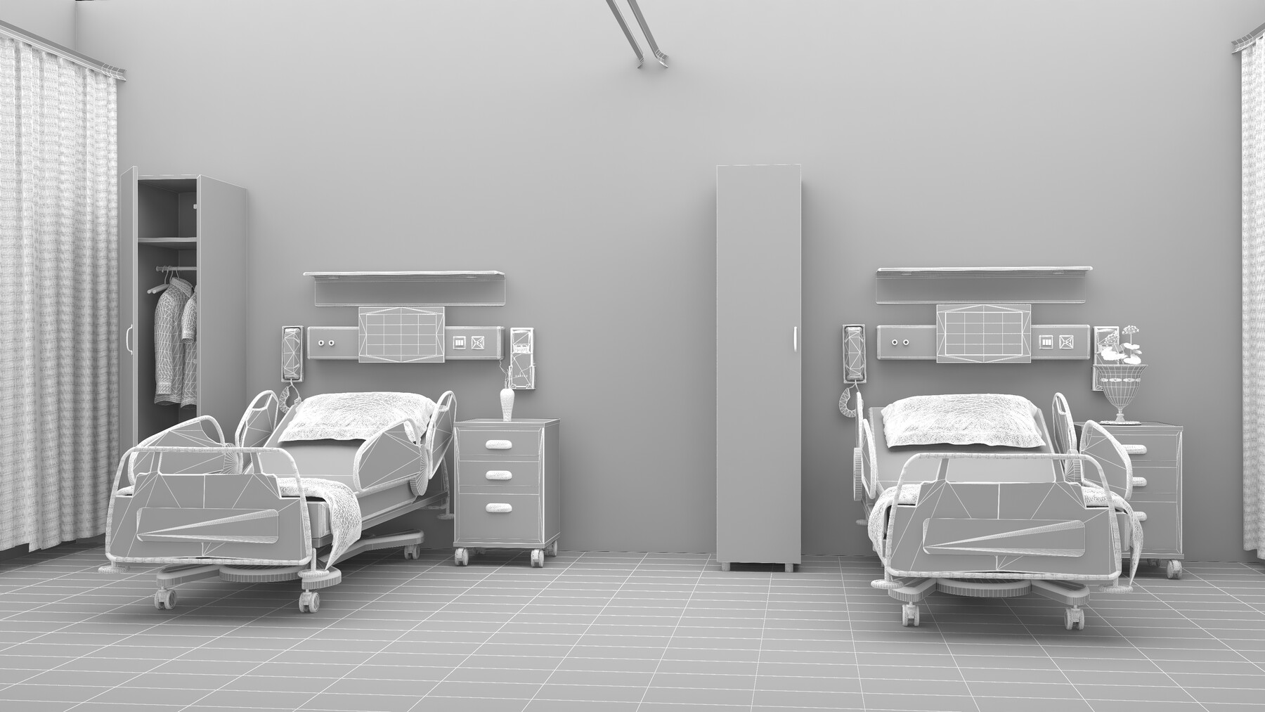 ArtStation - Hospital Ward 4 | Resources