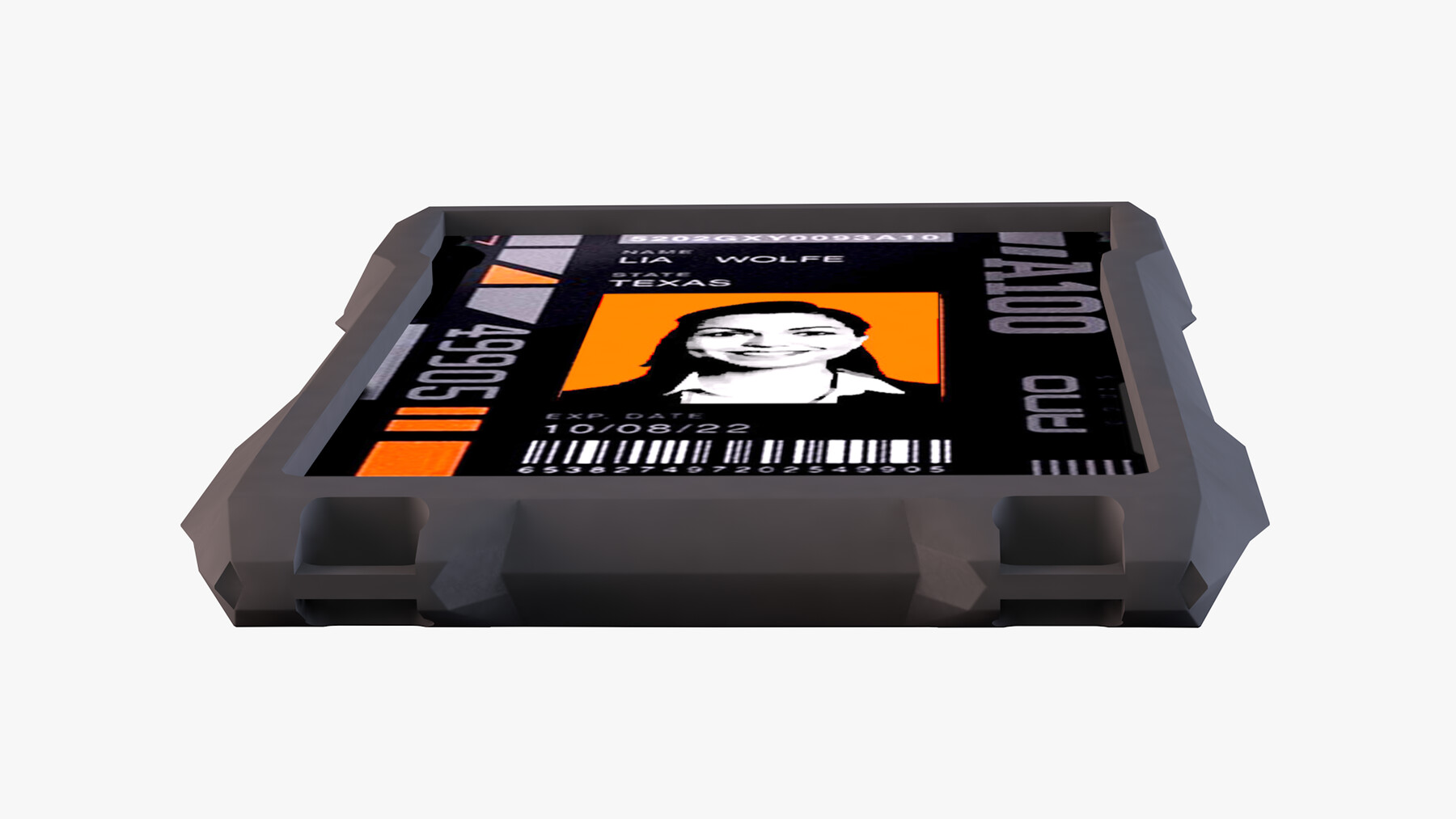 ArtStation - Sci Fi Id Card | Game Assets