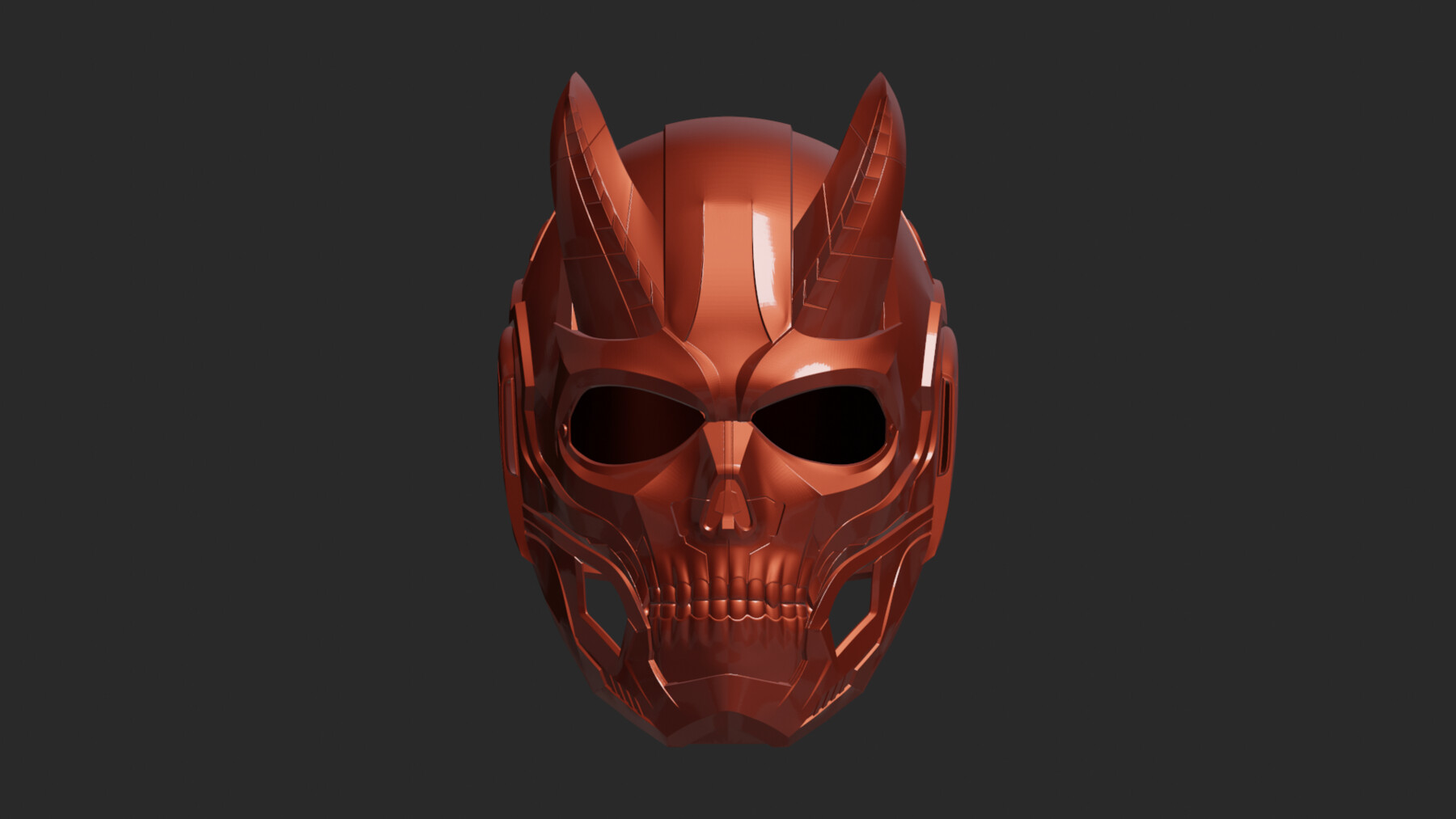 AN[Real] - Sci-Fi Skull Devil Helmet printable model