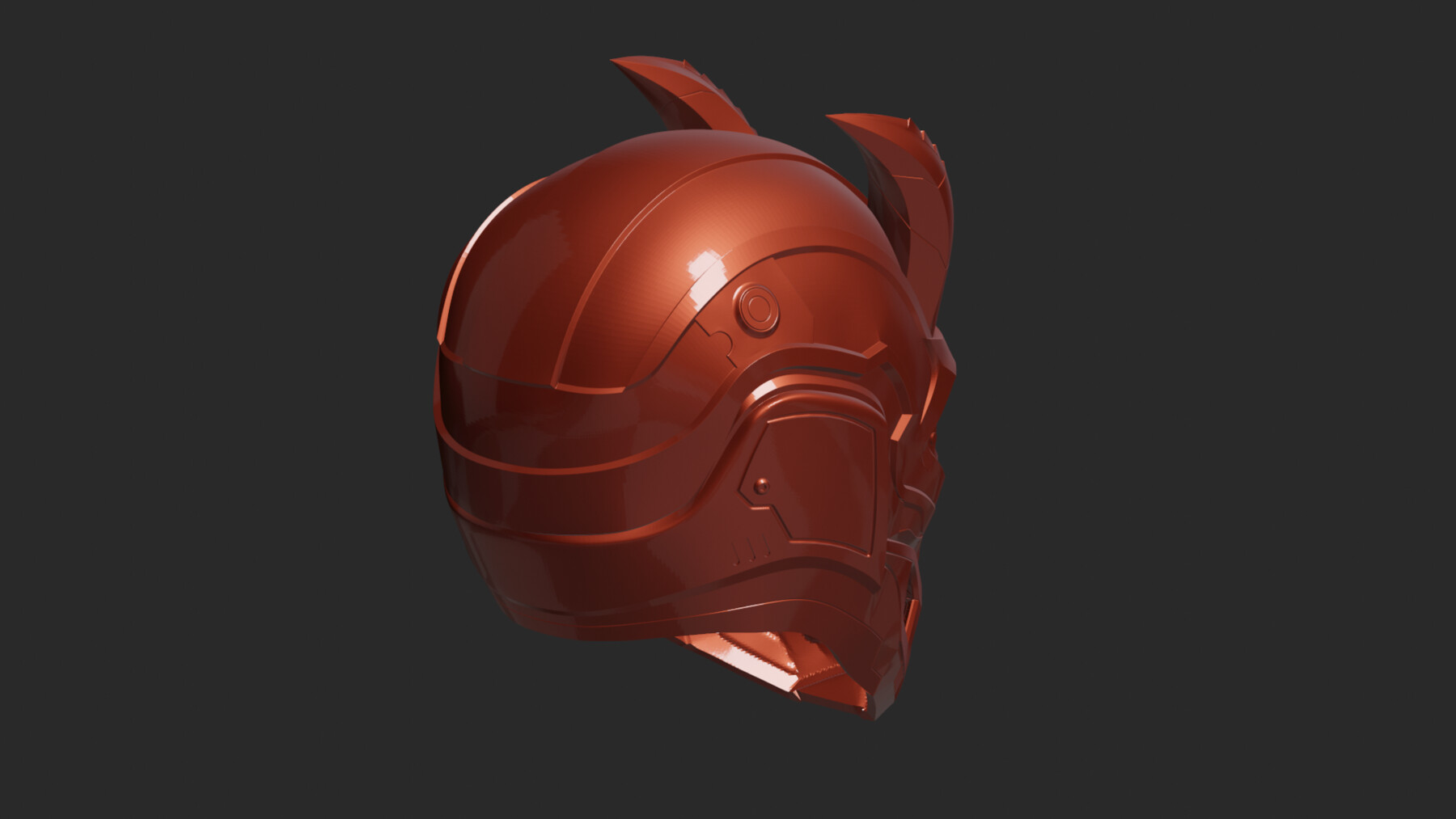 ArtStation - Sci-Fi Skull Devil Helmet printable model | Resources