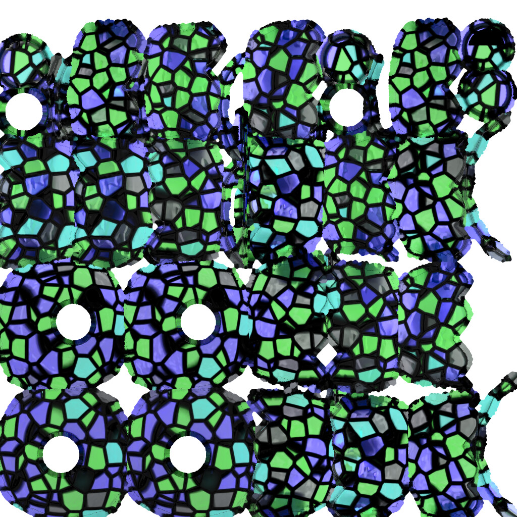 ArtStation - Tiffany Style Lamps - 5 Pack | Game Assets