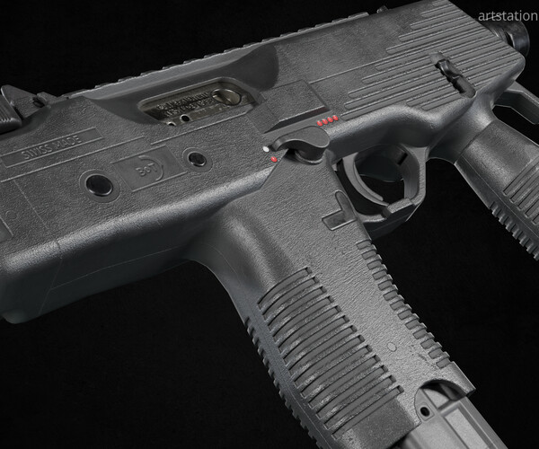 ArtStation - B&T MP9 | Game Assets