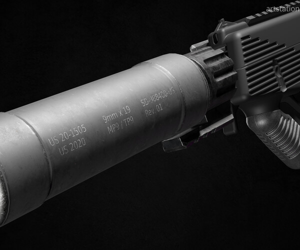 ArtStation - B&T MP9 Expansion Pack | Game Assets