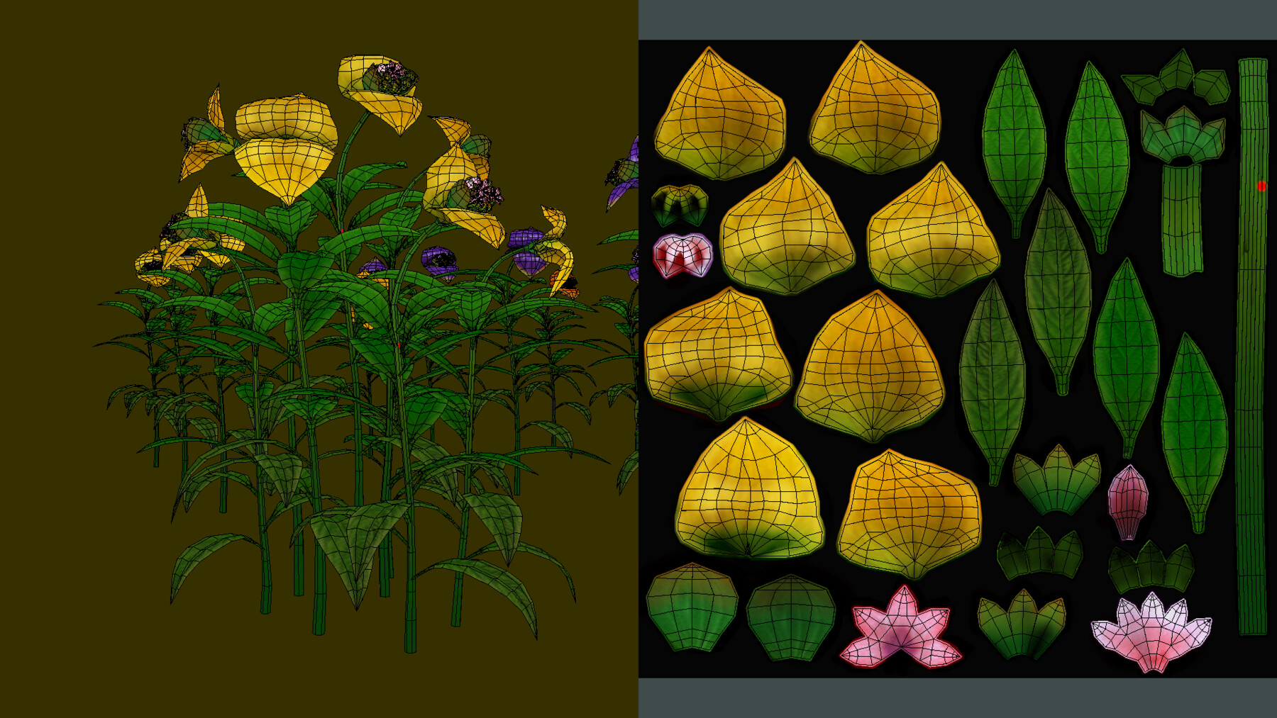ArtStation - Flower Hookers Lips | Game Assets