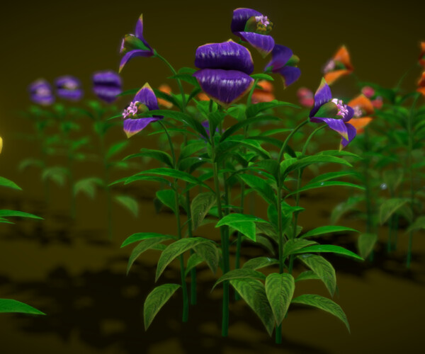 ArtStation - Flower Hookers Lips | Game Assets