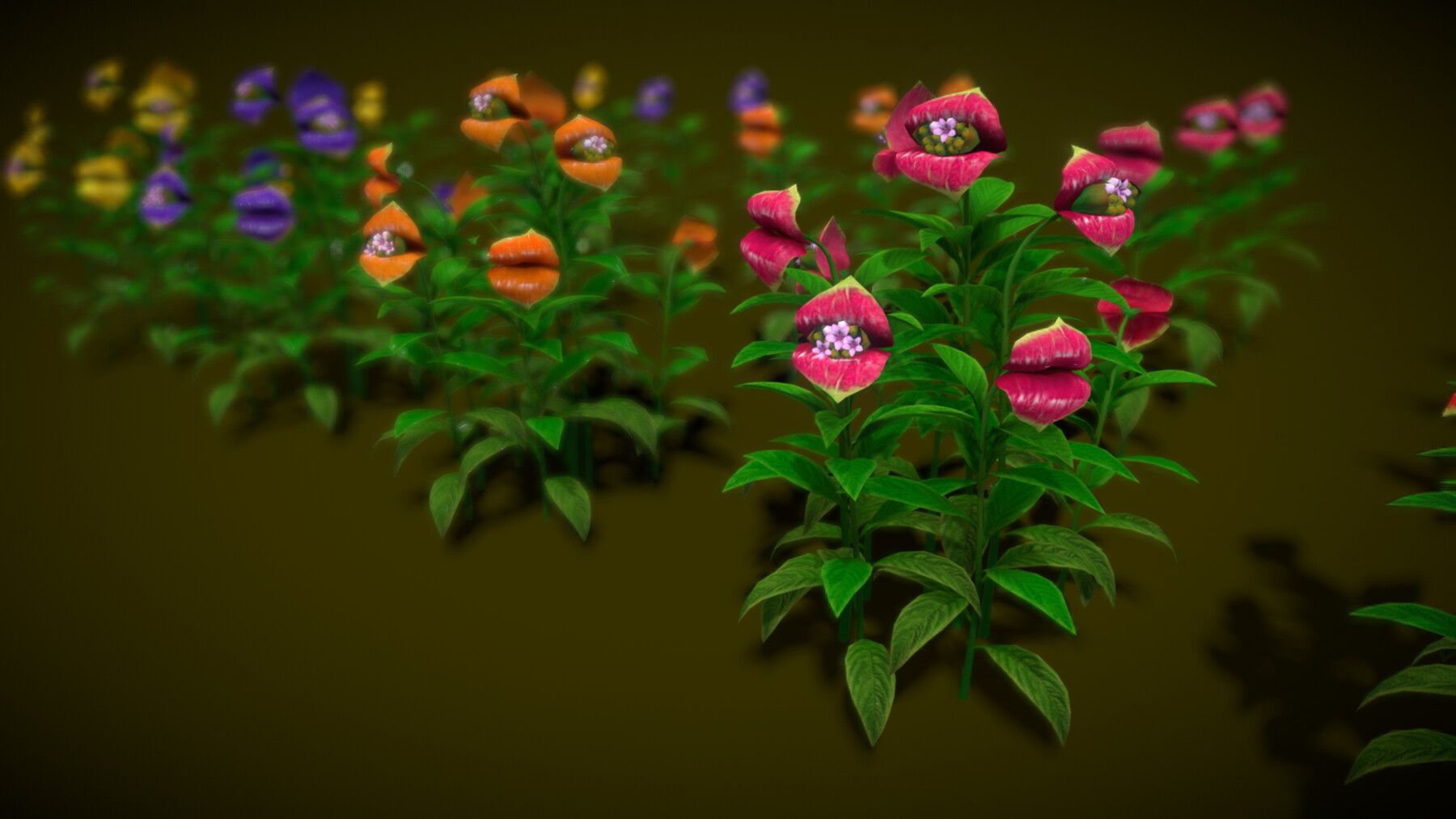ArtStation - Flower Hookers Lips | Game Assets
