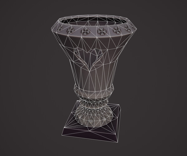 ArtStation - Flowerpot big | Game Assets