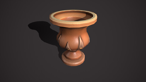 ArtStation - Flowerpot small | Game Assets