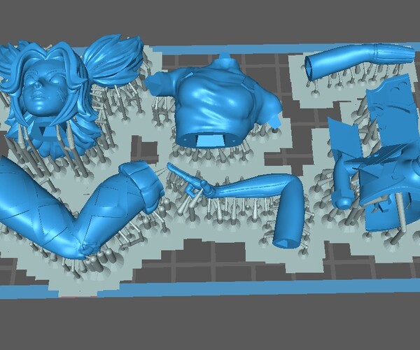 ArtStation - Zeri League of Legends STL pre supported | Resources