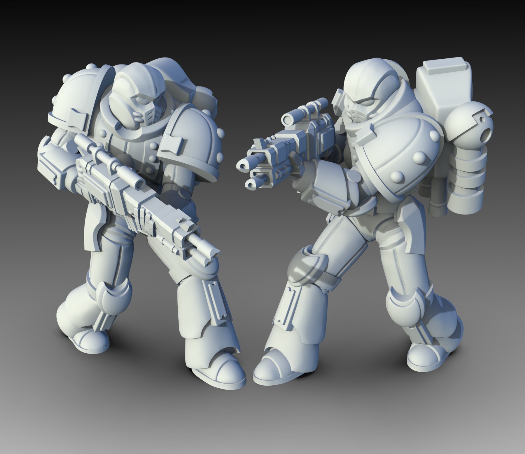 ArtStation - Planetary Raiders STL pre supported | Resources
