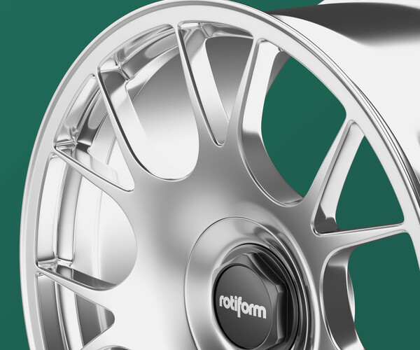 ArtStation - Rotiform TUF-R (Option 2) Rim/Wheel 3D Model | Resources
