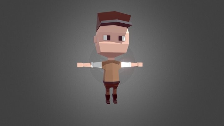 ArtStation - 3D Low Poly Characters Pack Of 5 - Marty, Lil Ricky, Jacob ...