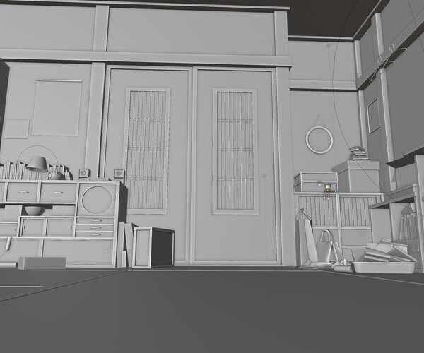 ArtStation - Blender Your name anime style environment/background ...