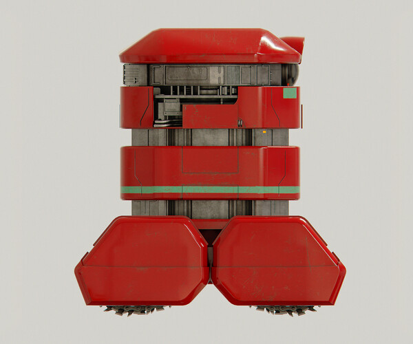 ArtStation - B2EMO Droid FLASHBACK EDITION - Star Wars Andor | Resources