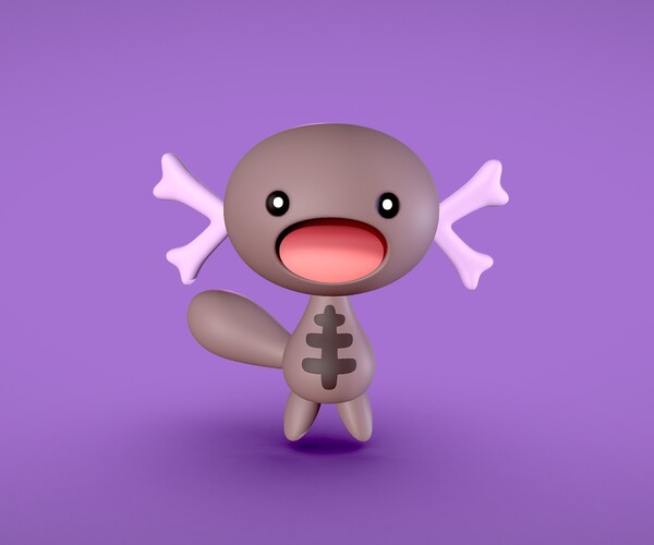ArtStation - Paldean Wooper - 3D print | Resources