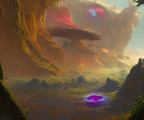 ArtStation - Alien Landscape | Artworks