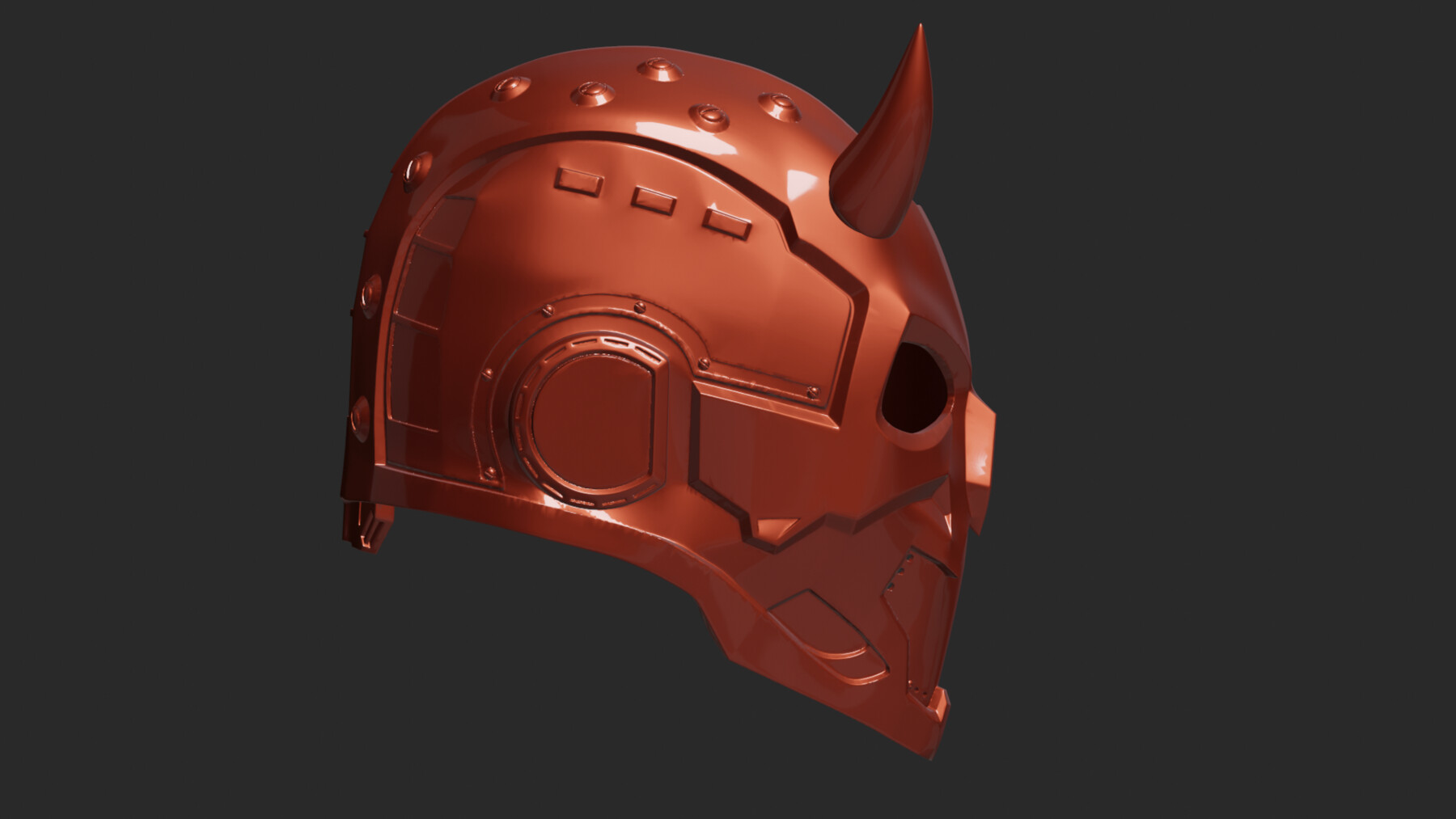 ArtStation - Printable Cyber Demon Helmet (STL) | Resources