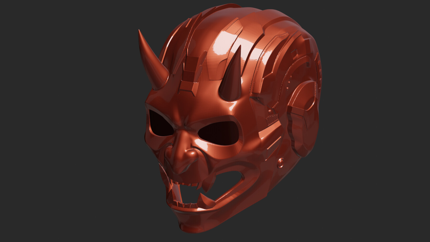 ArtStation - Printable Cyber Demon Helmet (STL) | Resources