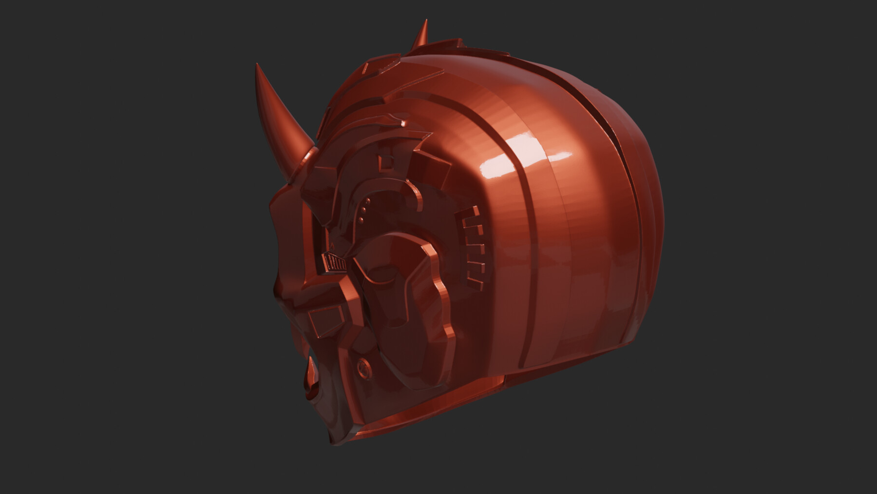 ArtStation - Printable Cyber Demon Helmet (STL) | Resources