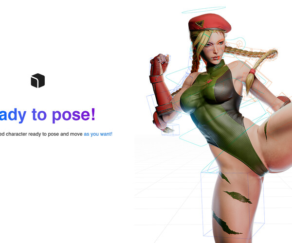 ArtStation - Cammy White - Game Ready 3D Character | Game Assets