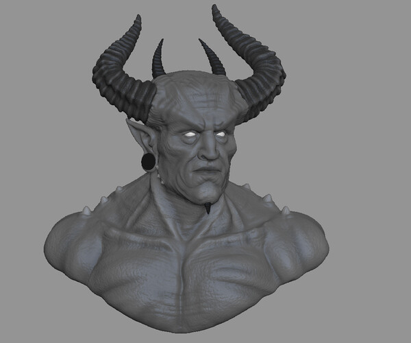 ArtStation - Head Demon - Devil - Creature | Resources