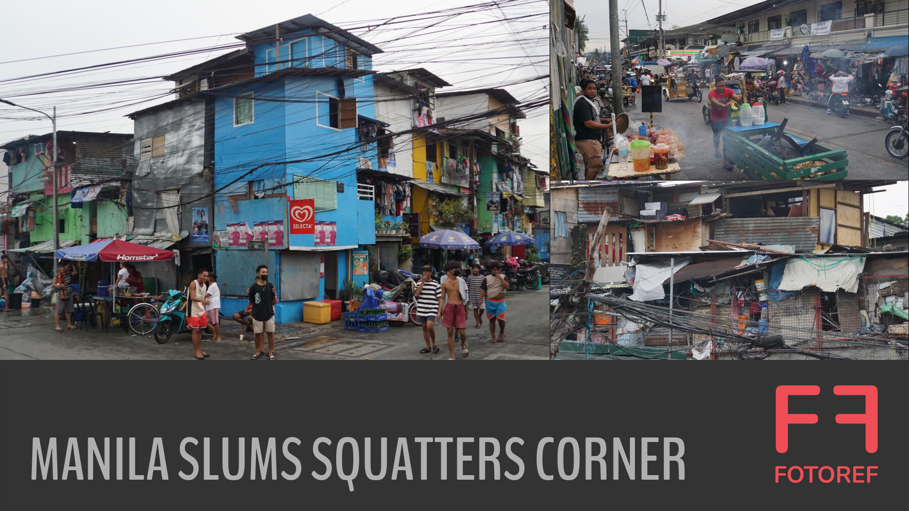 ArtStation - 89 photos of Manila Slums Squatters Corner | Resources