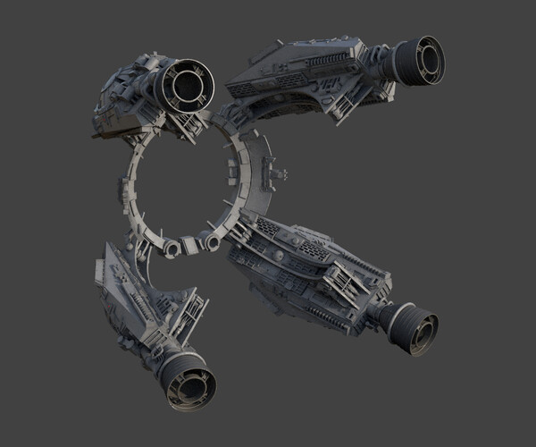 ArtStation - TIE Fighter Hyperdrive Ring | Game Assets