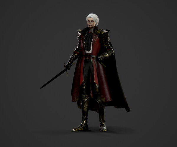 ArtStation - Vampire Knight Dracula | Game Assets