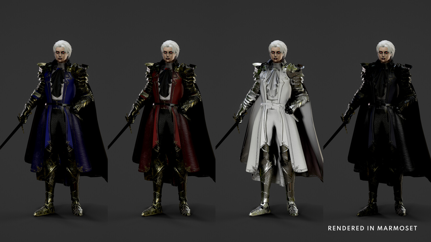 ArtStation - Vampire Knight Dracula | Game Assets