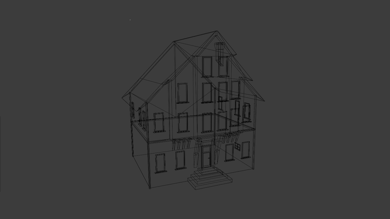 ArtStation - OLD WOODEN HOUSE LOW POLY GAME READY | Game Assets