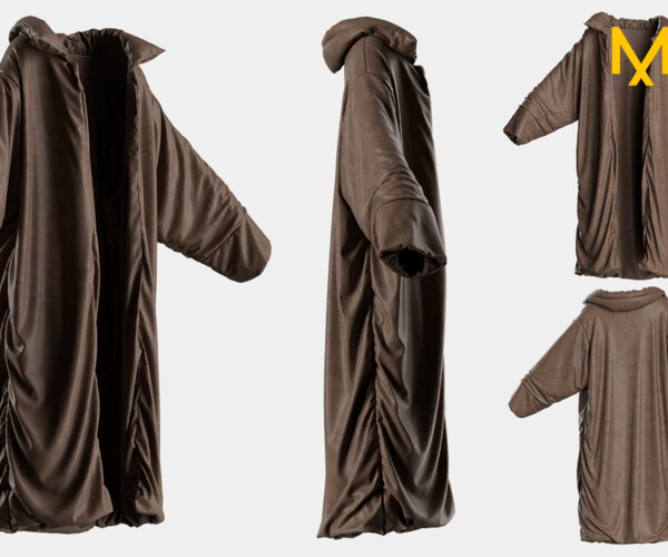 ArtStation - Streetwear Oversize Open Jacket #008 - Clo 3D / Marvelous ...