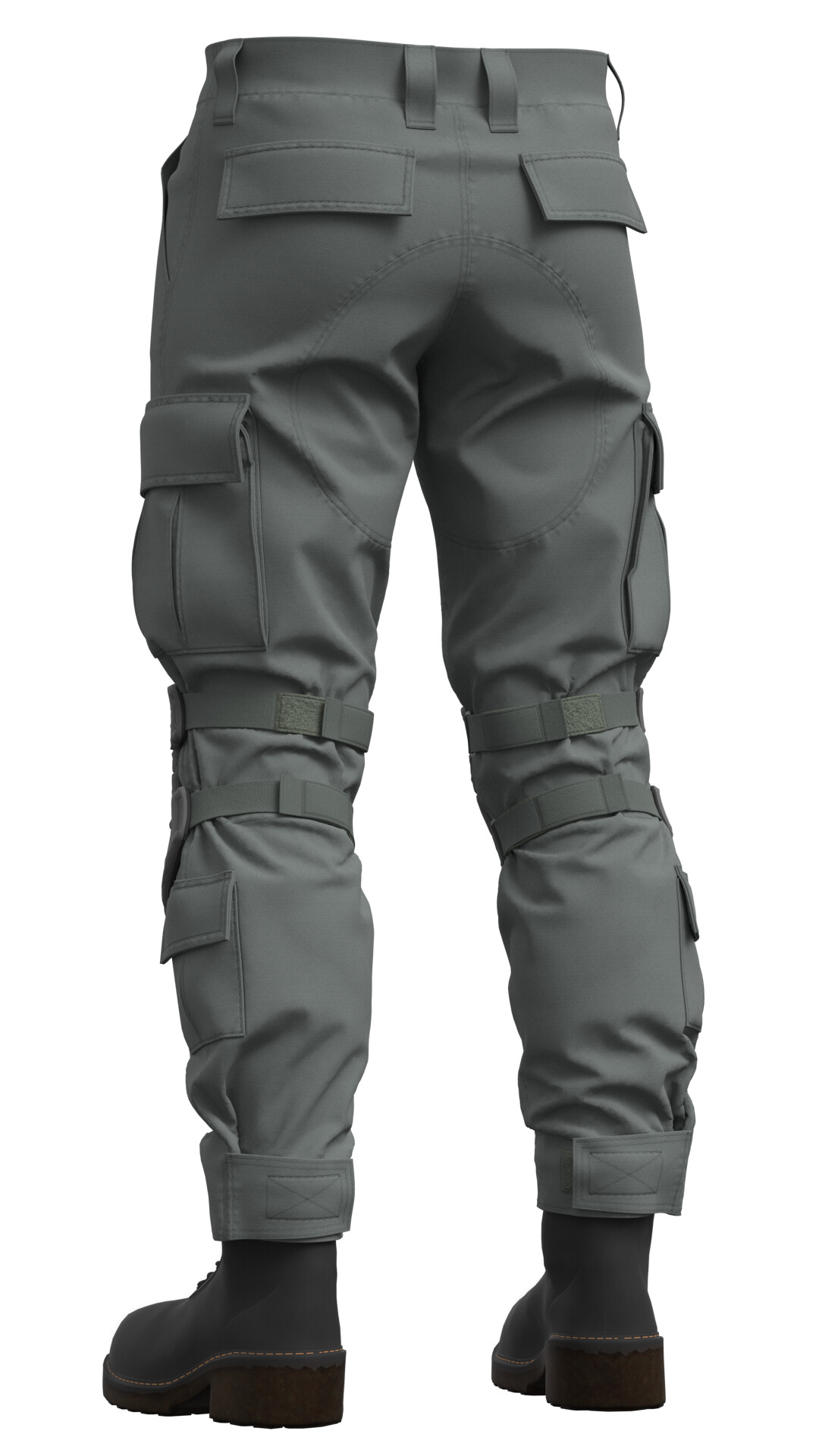 Artstation Military Tactical Combat Pants And Knee Pad Marvelous Designer Clo 3d Project
