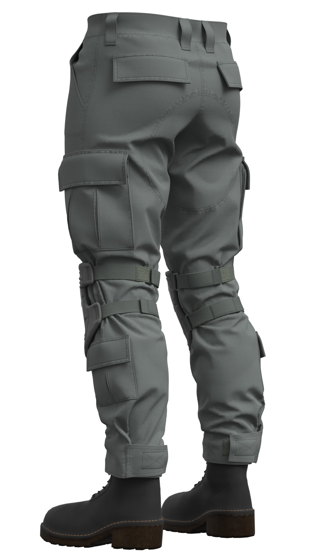 ArtStation - Military Tactical Combat Pants and Knee pad (Marvelous ...