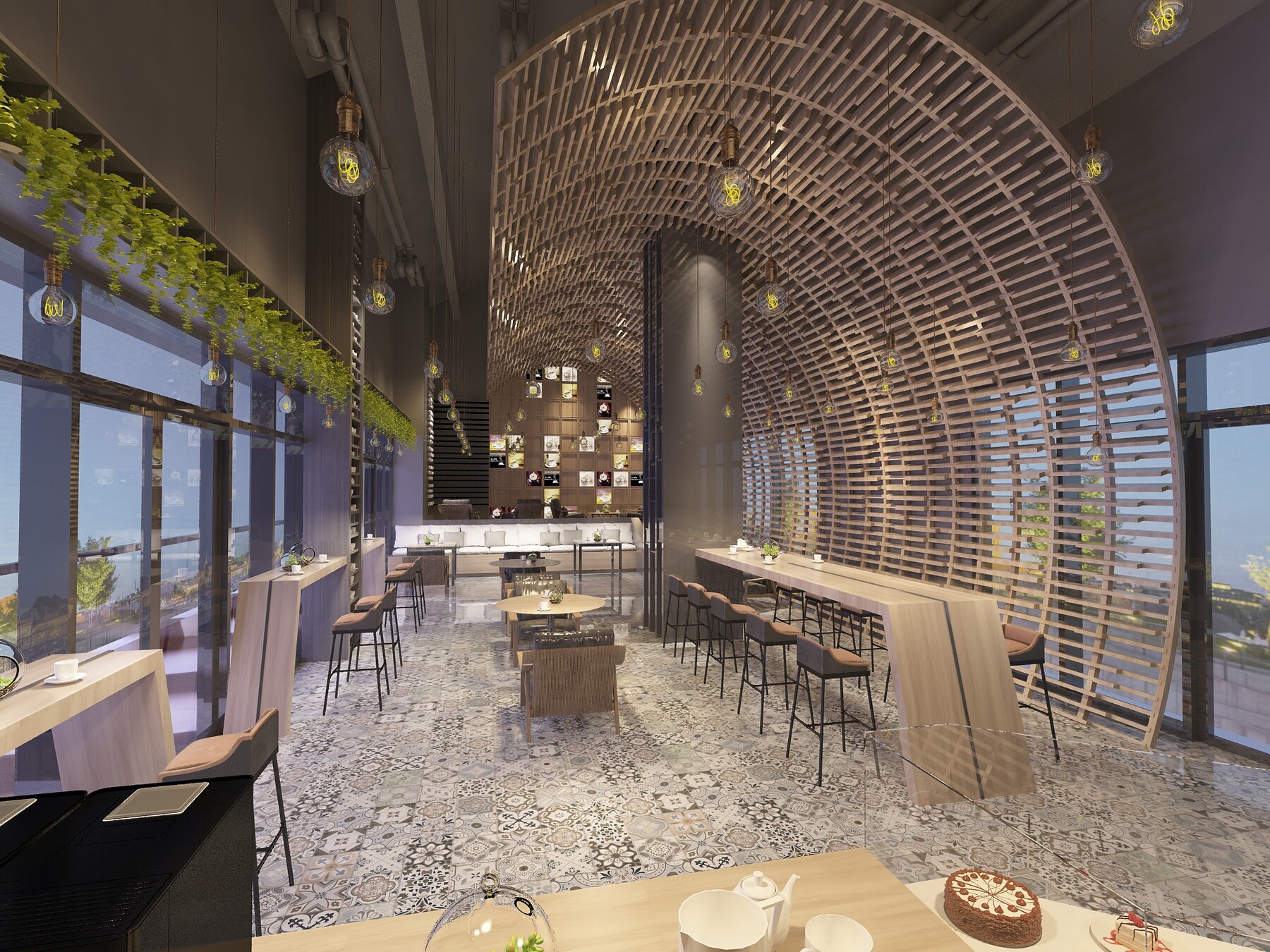 ArtStation - Coffee Shop - Restaurant - 009 | Resources