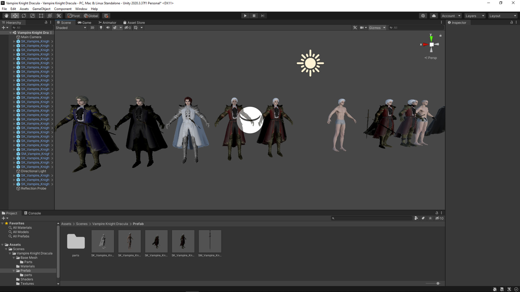 ArtStation - Vampire Knight Dracula | Game Assets