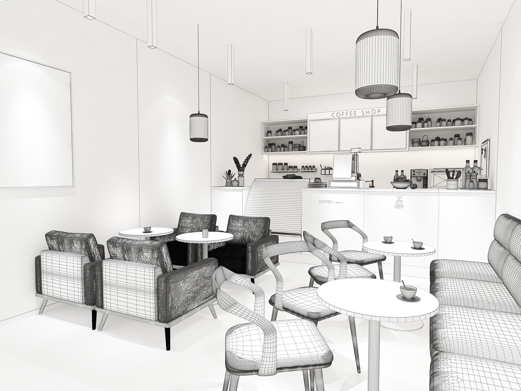 ArtStation - Coffee Shop - Restaurant - 021 | Resources